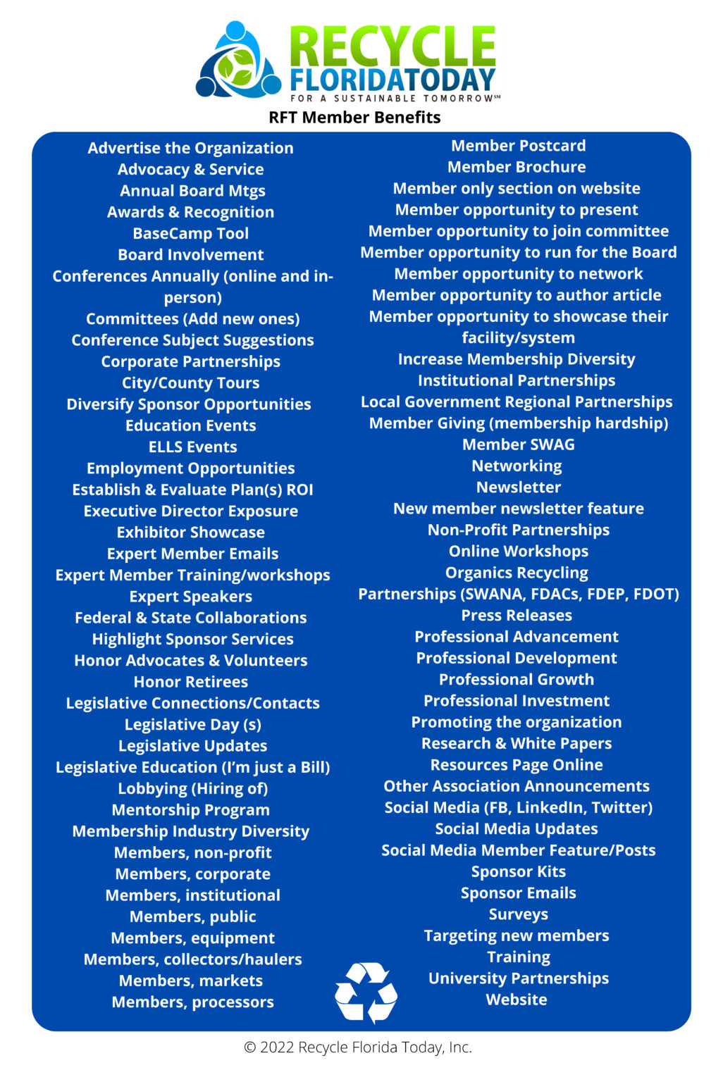 Member Benefits! – Recycle Florida Today, Inc.