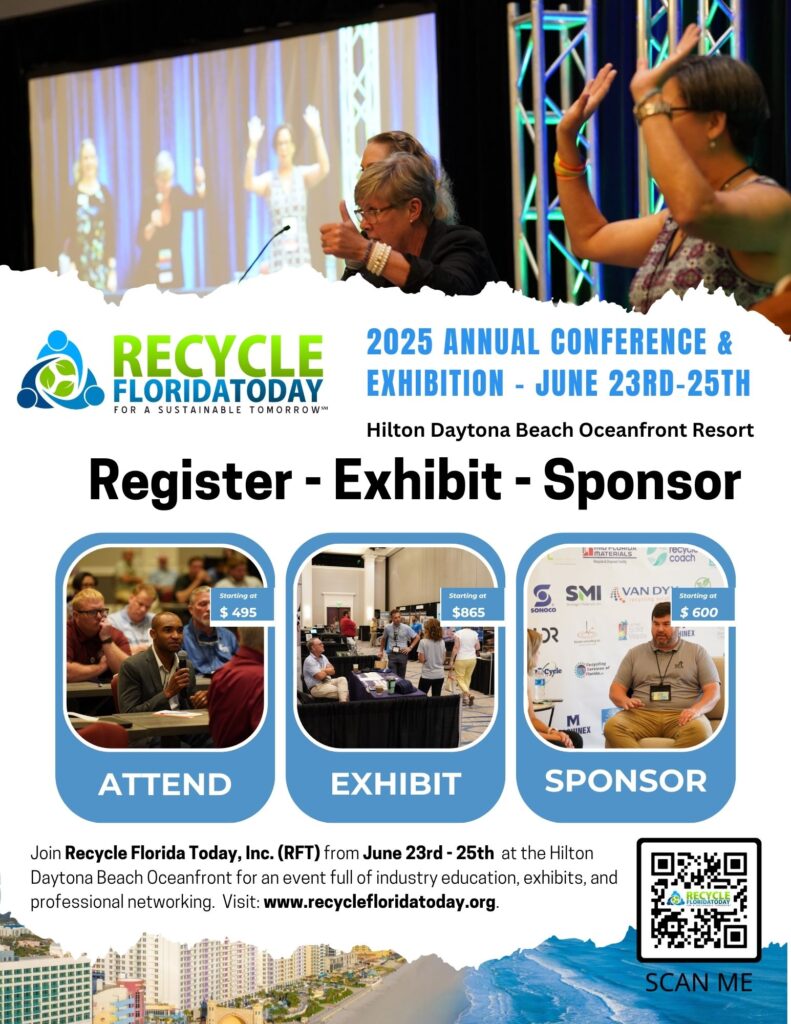 2025 Annual Conference and Exhibition – Recycle Florida Today, Inc.